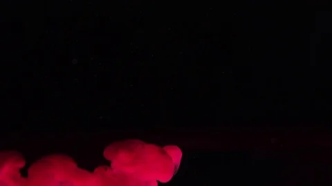 Red color bubble on black background | Stock Video | Pond5