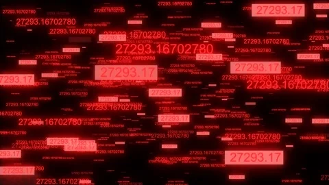 Red color coding particle motion backgro... | Stock Video | Pond5