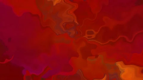Red color holographic paint liquid effec... | Stock Video | Pond5