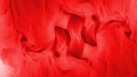 Red color ink smoke background animation | Stock Video | Pond5