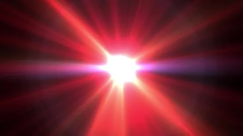Red color light leak rotation glow anima... | Stock Video | Pond5