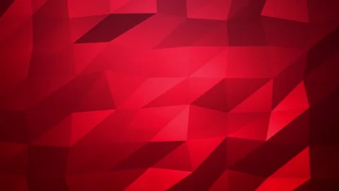 Red color low poly background | Stock Video | Pond5
