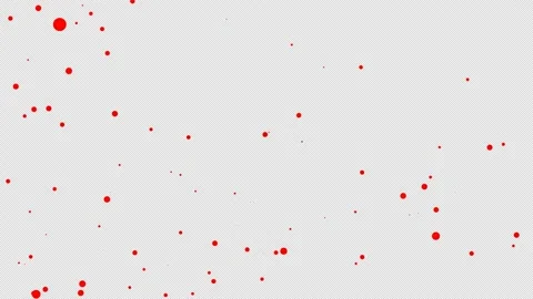 Red colored particles flying, particles ... | Stock Video | Pond5