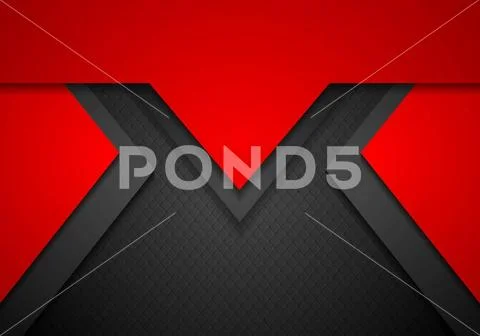 Red concept art tech background Red concept art tech background. Vector ...