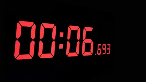 Red Countdown Timer 30 Seconds Reversal ... | Stock Video | Pond5