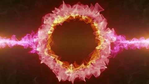 Red Crystal Logo Circle | Stock Video | Pond5