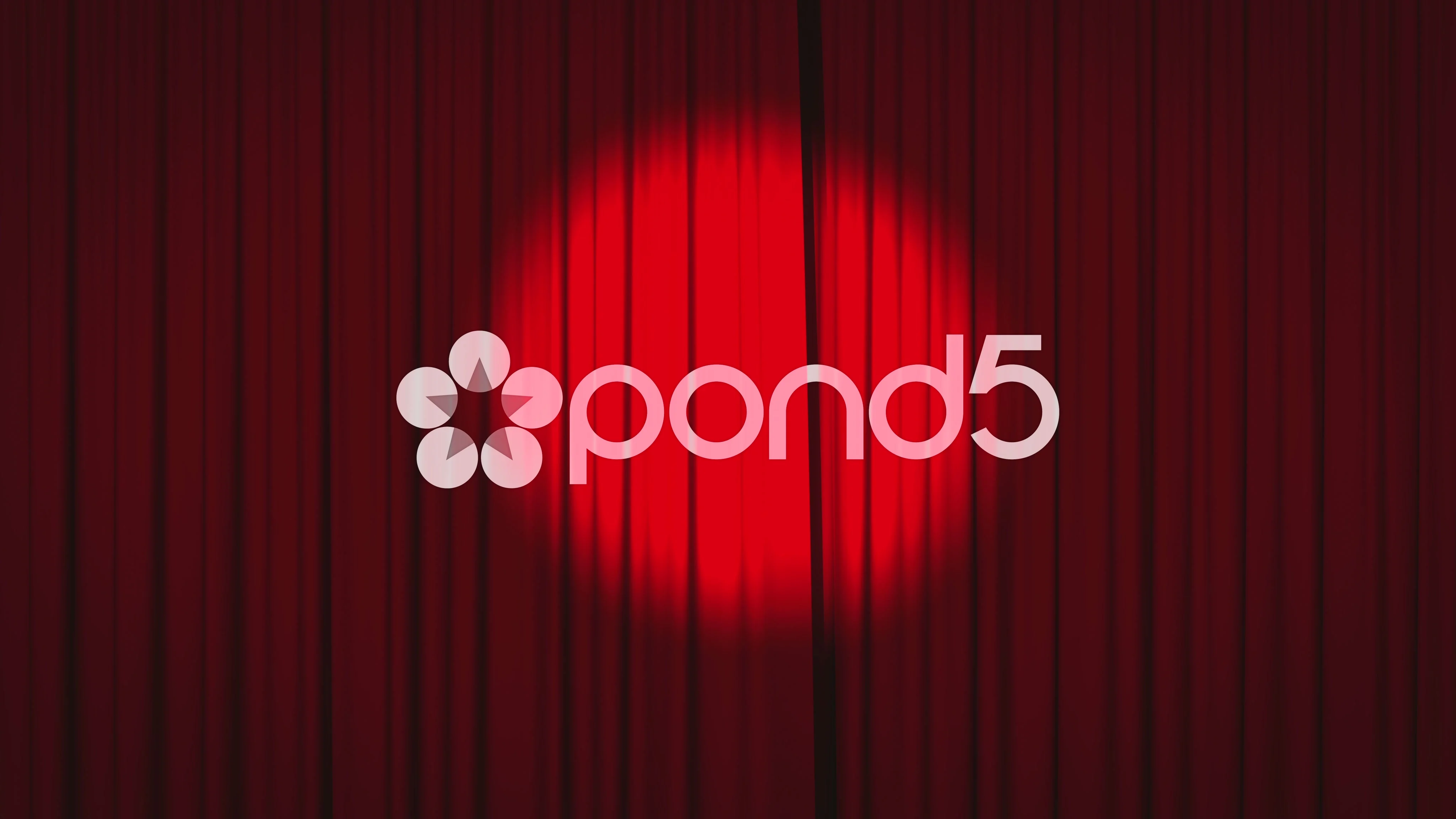 Stage With Curtains And Spotlight