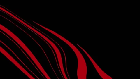 Red curve lines animation overlay on bac... | Stock Video | Pond5