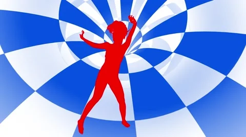red dancer silhouette motion backgrou... | Stock Video | Pond5