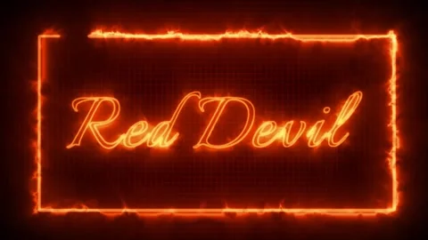 red devil fire text effect green screen ... | Stock Video | Pond5