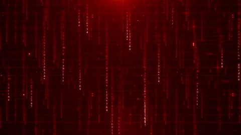 RED digital data background 4K (More tha... | Stock Video | Pond5