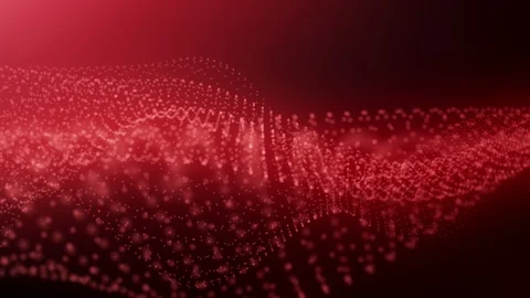 Red Digital Space Particles Background 4... | Stock Video | Pond5