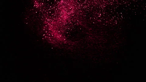 Red dust particles with bokeh effect on ... | Stock Video | Pond5