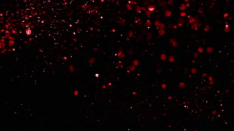 Red dust particles with bokeh effect on ... | Stock Video | Pond5