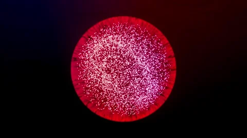 Red energy orb background animation. 3d ... | Stock Video | Pond5