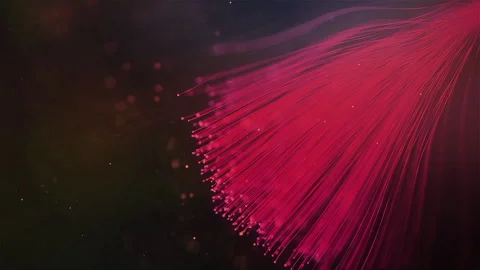 Red fiber optic abstract background | Stock Video | Pond5