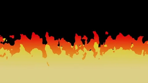 Red flame animation on black background | Stock Video | Pond5