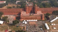 Red Fort Delhi Aerial