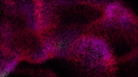 Red Furry Particle Dance 4K Loop | Stock Video | Pond5