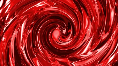 red glossy twisted liquid animated backg... | Stock Video | Pond5