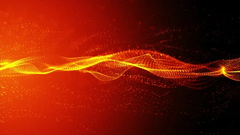 Red Glowing Fire Particle Background Ani... | Stock Video | Pond5
