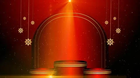 red gradient podium stage spot light eff... | Stock Video | Pond5