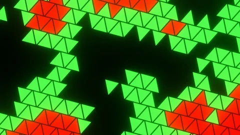 Red Triangle Abstract Background Stock Video Footage | Royalty Free Red ...