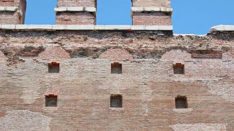 Red Hall Basilica Roman Historical Struc... | Stock Video | Pond5