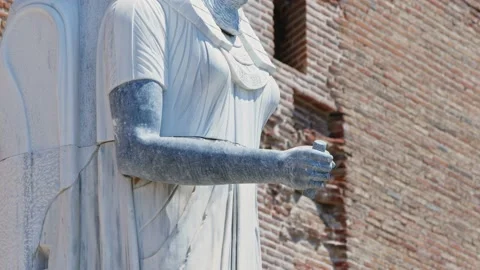 Red Hall Basilica Roman Historical Struc... | Stock Video | Pond5