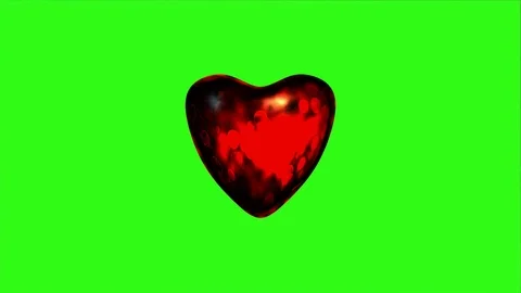 Red Heart Animation Background Beats 3d ... | Stock Video | Pond5