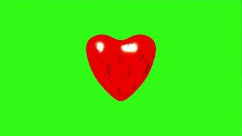 Red Heart Animation Background Beats 3d ... | Stock Video | Pond5