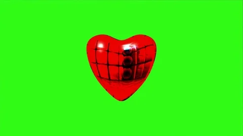 Red Heart Animation Background Beats 3d ... | Stock Video | Pond5