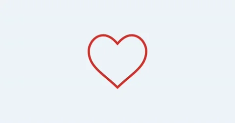 Red Heart Animation. Motion graphic desi... | Stock Video | Pond5