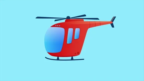 Helicopter Animation Stock Videos – Royalty-Free HD & 4K Videos