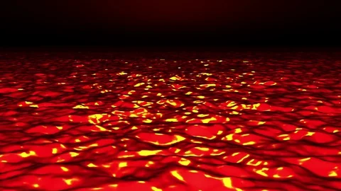 Red Hell Lava Waves Abstract Motion Back... | Stock Video | Pond5