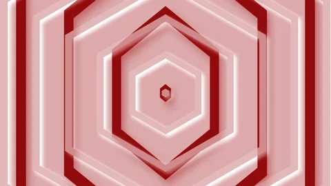 Red Hexagon Background Stock Footage ~ Royalty Free Stock Videos | Pond5