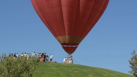 Hot Air Balloon Take Off Stock Footage ~ Royalty Free Stock Videos | Pond5