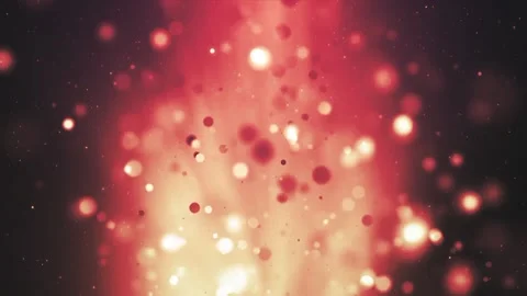 Red Hot Particles Bokeh Effect Backgroun... | Stock Video | Pond5