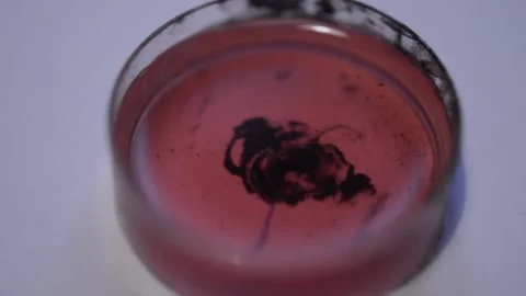 red human blood sample on a medical scie... | Stock Video | Pond5