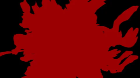 Red ink drop splash on alpha background | Stock Video | Pond5