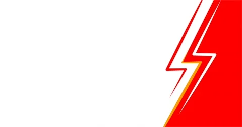 red lightning symbol field background an... | Stock Video | Pond5