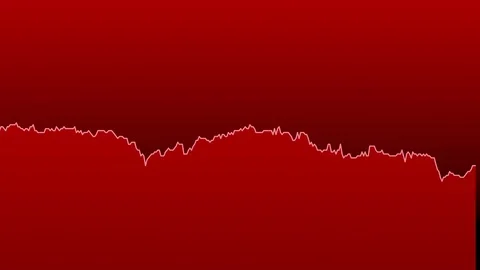 red line graph on red background chart o... | Stock Video | Pond5