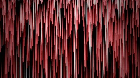 Red lines rain falling down on black bac... | Stock Video | Pond5