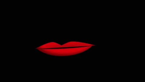 Animated Lips Stock Footage ~ Royalty Free Stock Videos | Pond5