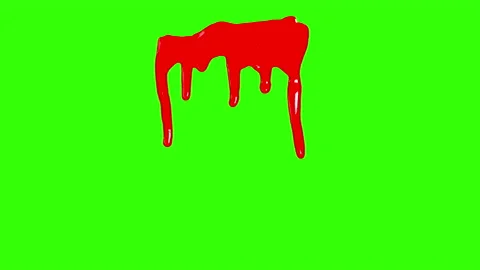 Red Narrow Spill Drip Packs of 3 Green S... | Stock Video | Pond5