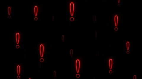 Exclamation Background Stock Footage ~ Royalty Free Stock Videos | Pond5