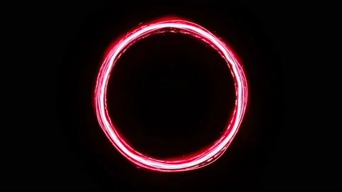 Red Neon glowing lights 4K Animation wit... | Stock Video | Pond5