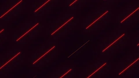 Red neon lines in rows on black gradient | Stock Video | Pond5