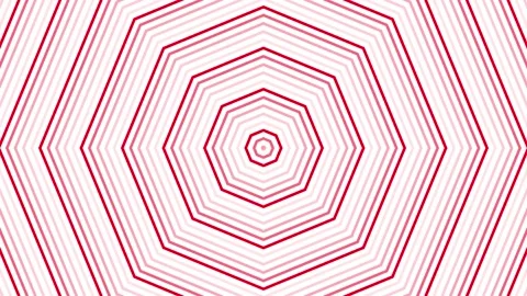 Red octagon star simple flat geometric o... | Stock Video | Pond5