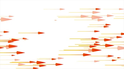 Red orange arrows abstract hi-tech motio... | Stock Video | Pond5
